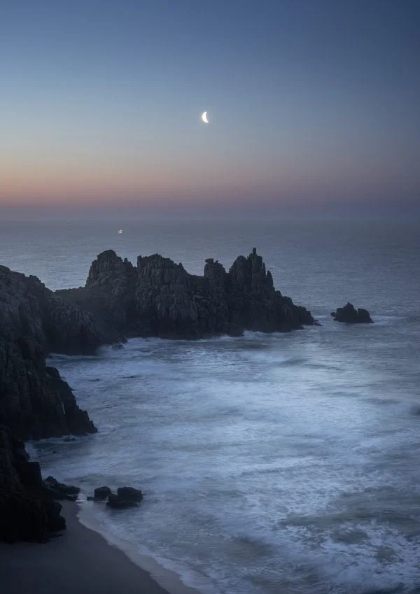 Blue moonday - Pedn Vounder Cornwall fine art photo print - Sam Binding ...